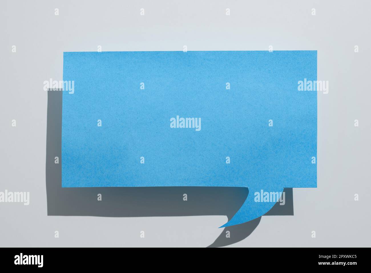 Color paper with important message. Infromation written on sticker ...