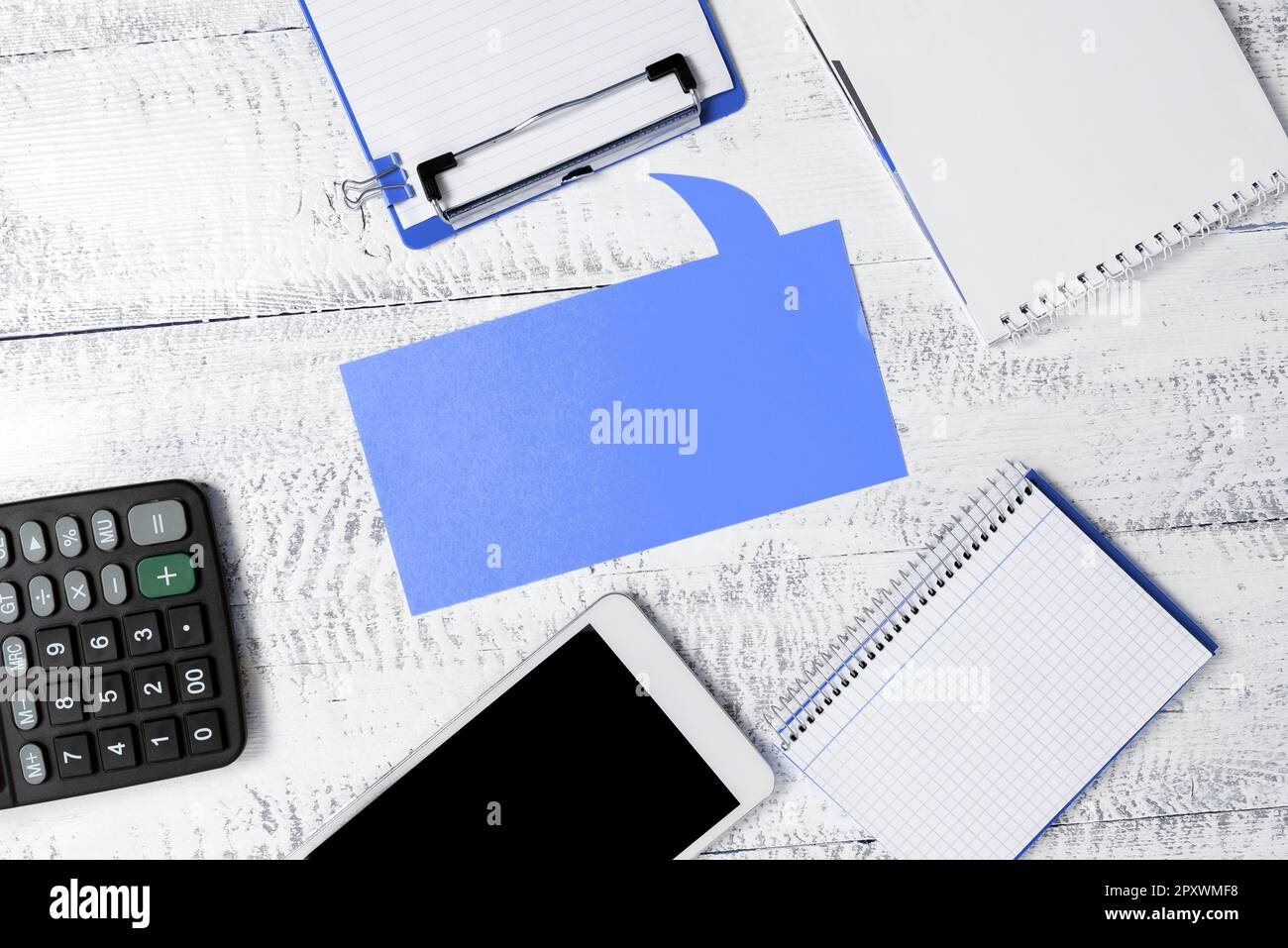 Color paper with important message. Infromation written on sticker ...