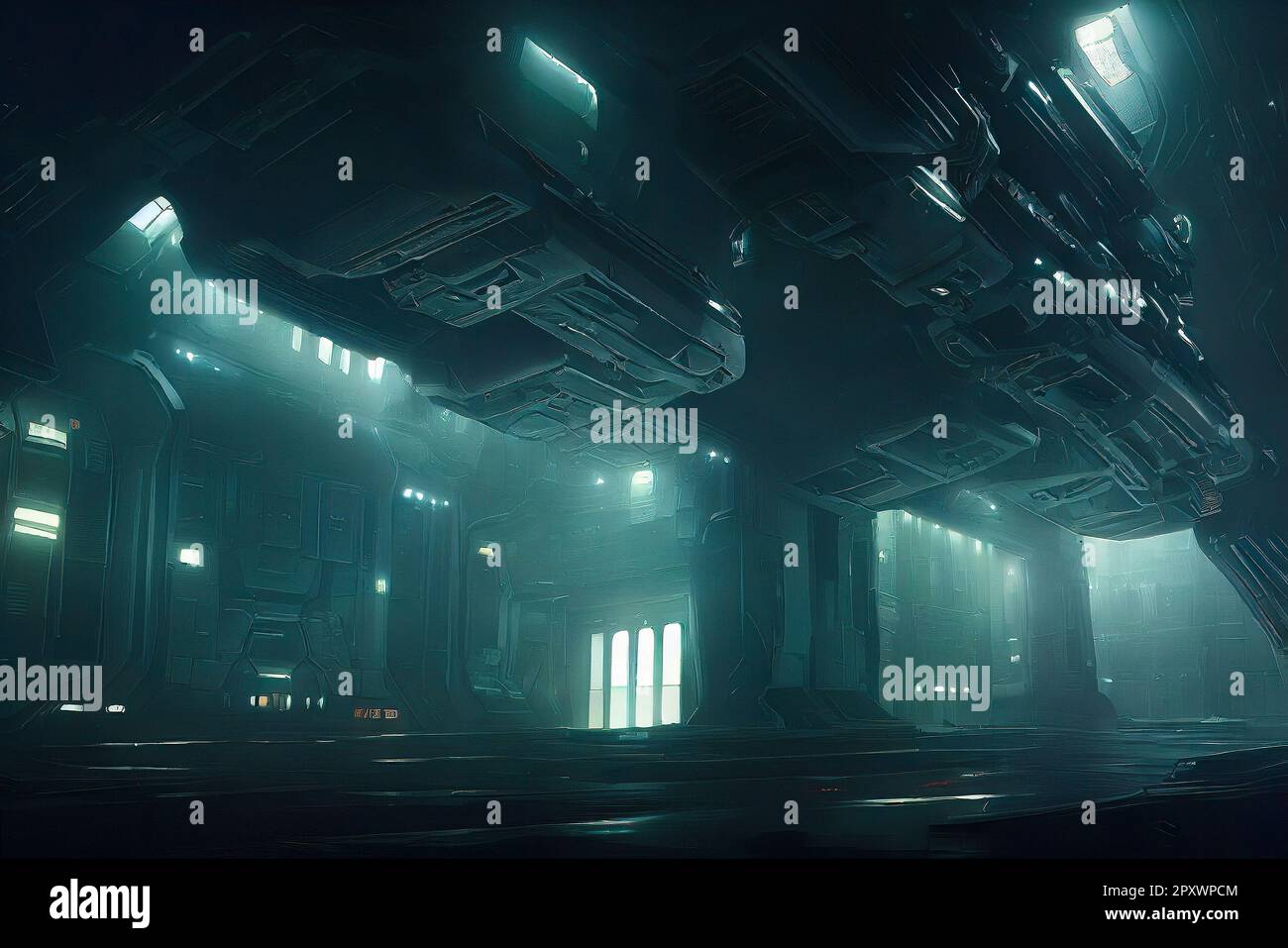 Alien ship interior hi-res stock photography and images - Alamy