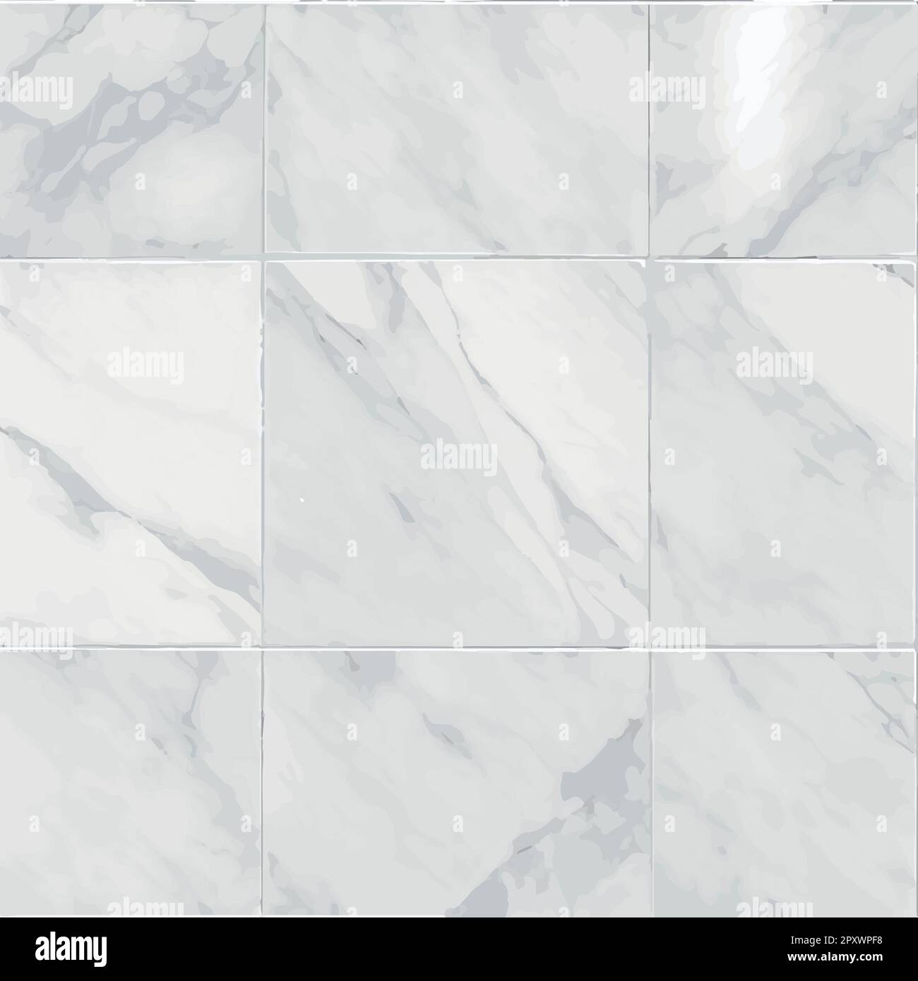 Light marble tile texture, pattern background - Vector illustration ...