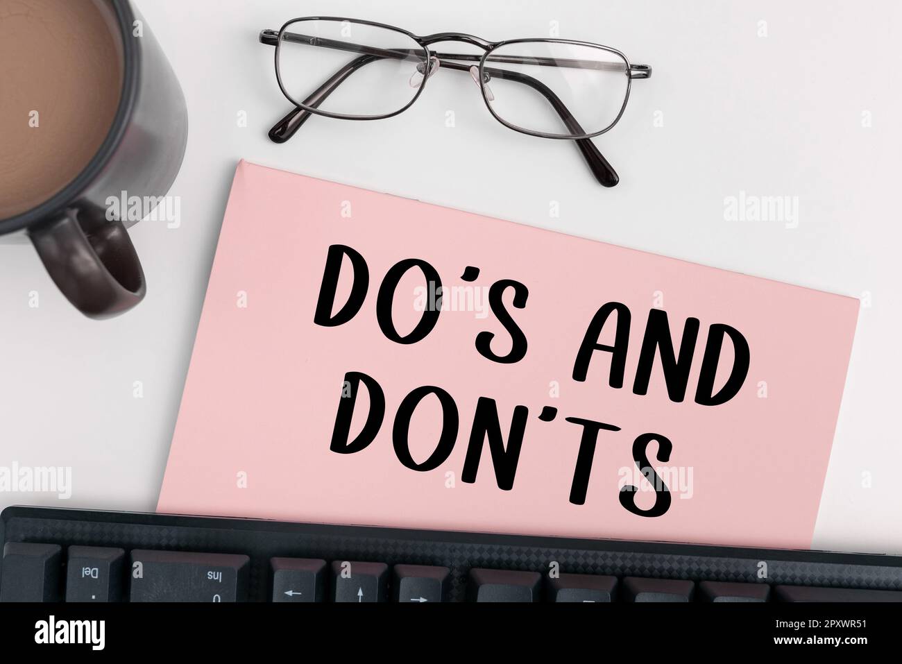 Hand writing sign Do's And Don Ts, Business concept Confusion in one's ...