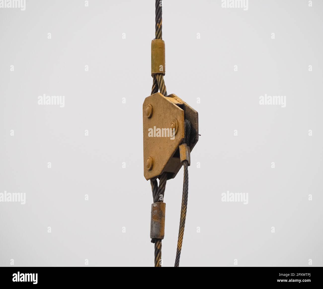 tower crane cable in a construction site Stock Photo - Alamy