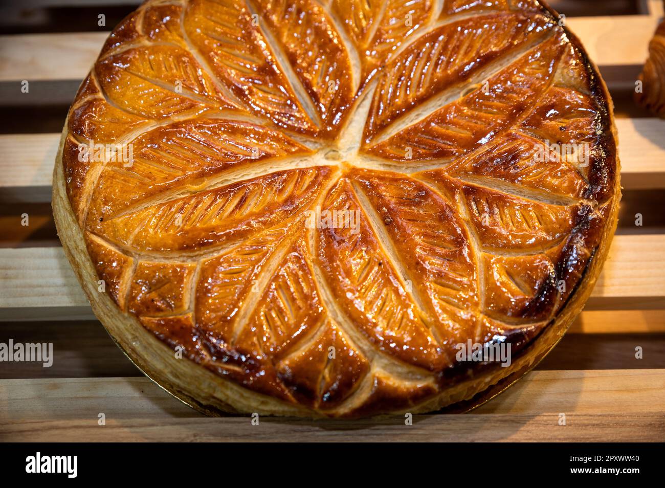 famous saison dessert cake named king's cake Stock Photo - Alamy