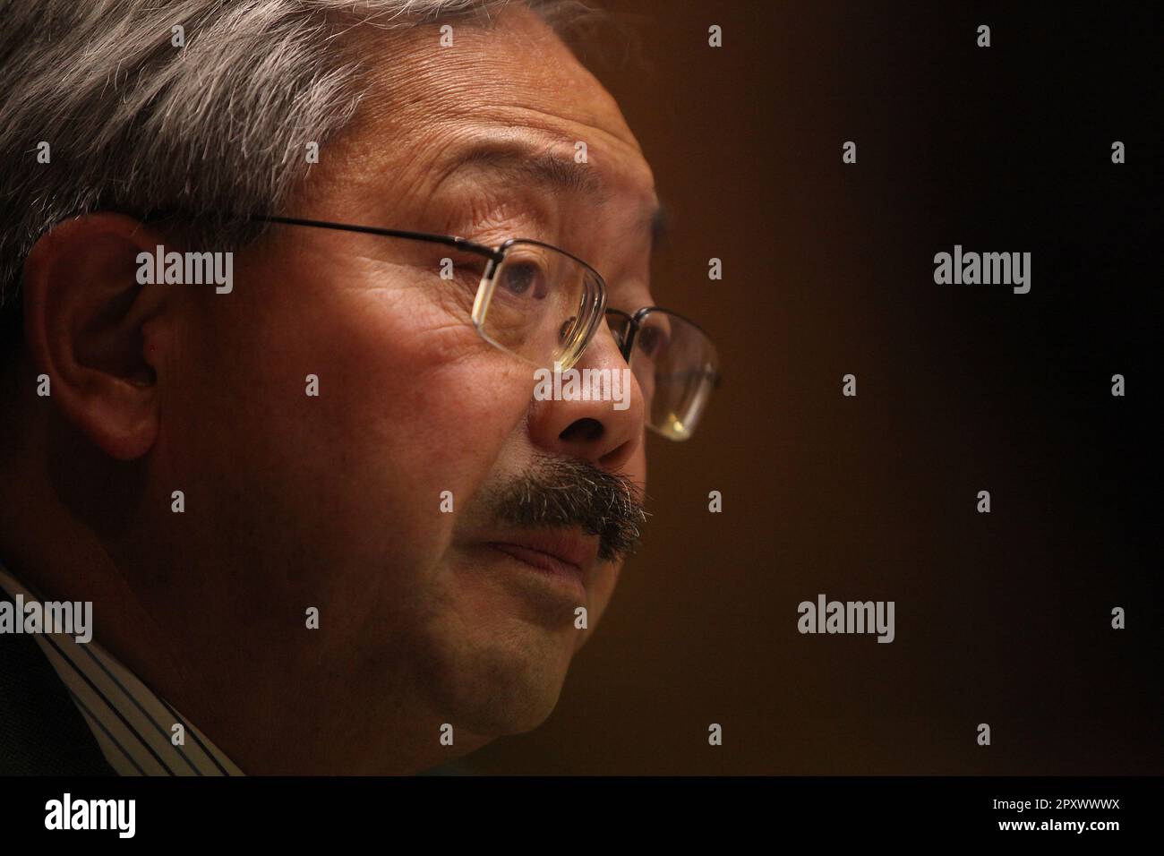 Mayoral candidate, Mayor Ed Lee, is seen in San Francisco, Calif., on ...