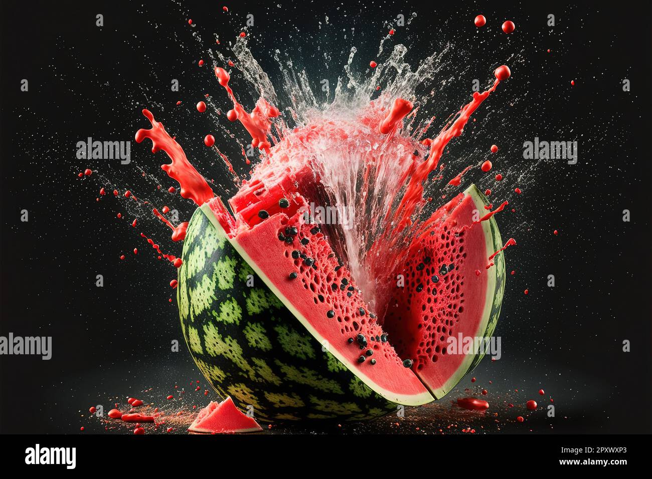 Exploding fruit design hi-res stock photography and images - Alamy