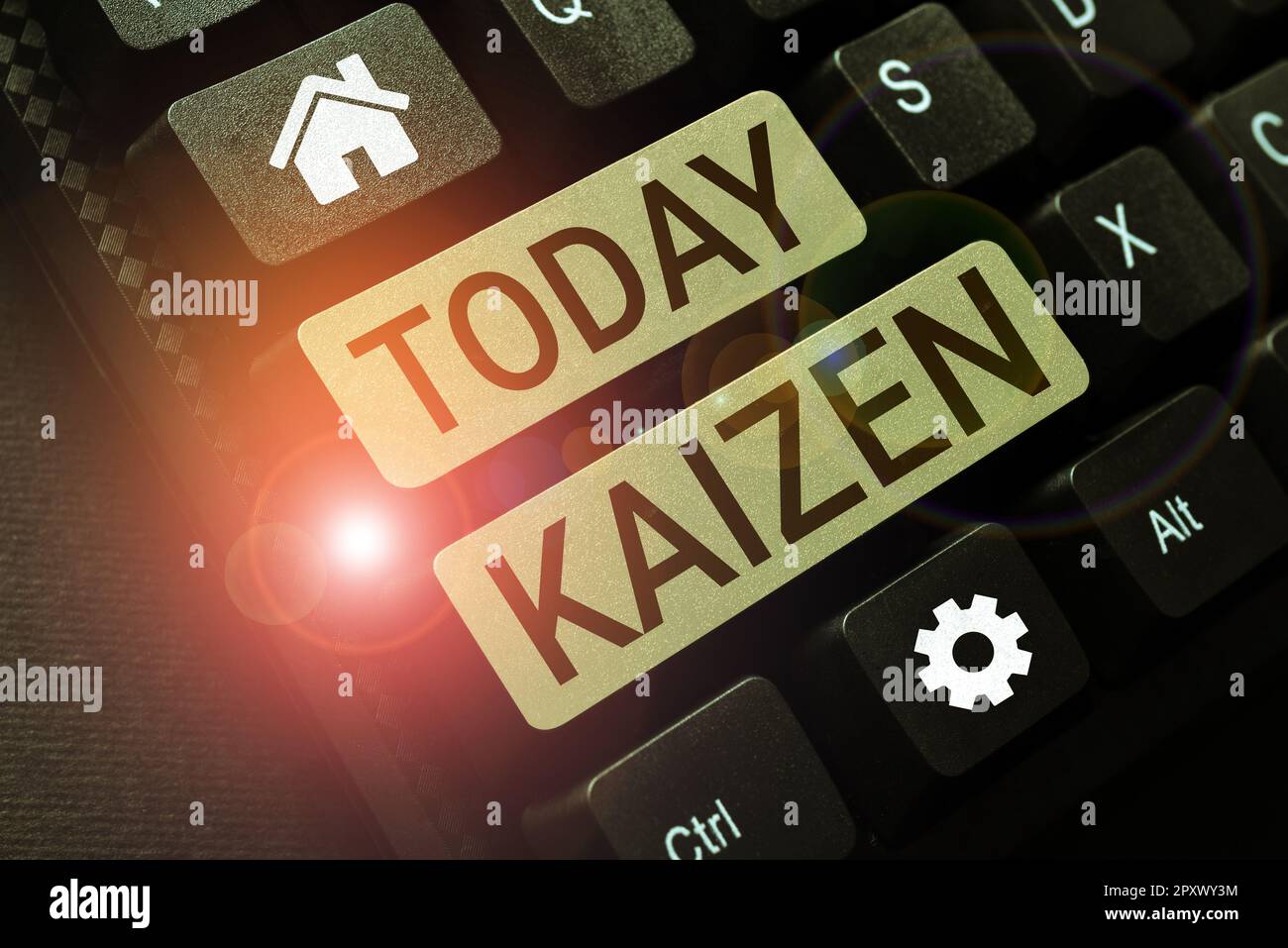Inspiration showing sign Kaizen, Conceptual photo a Japanese business ...