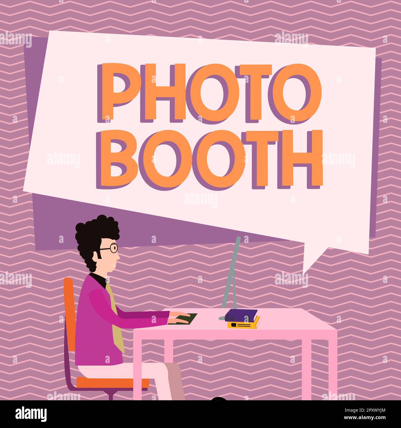 Inspiration showing sign Photo Booth, Word for form of photo sharing ...