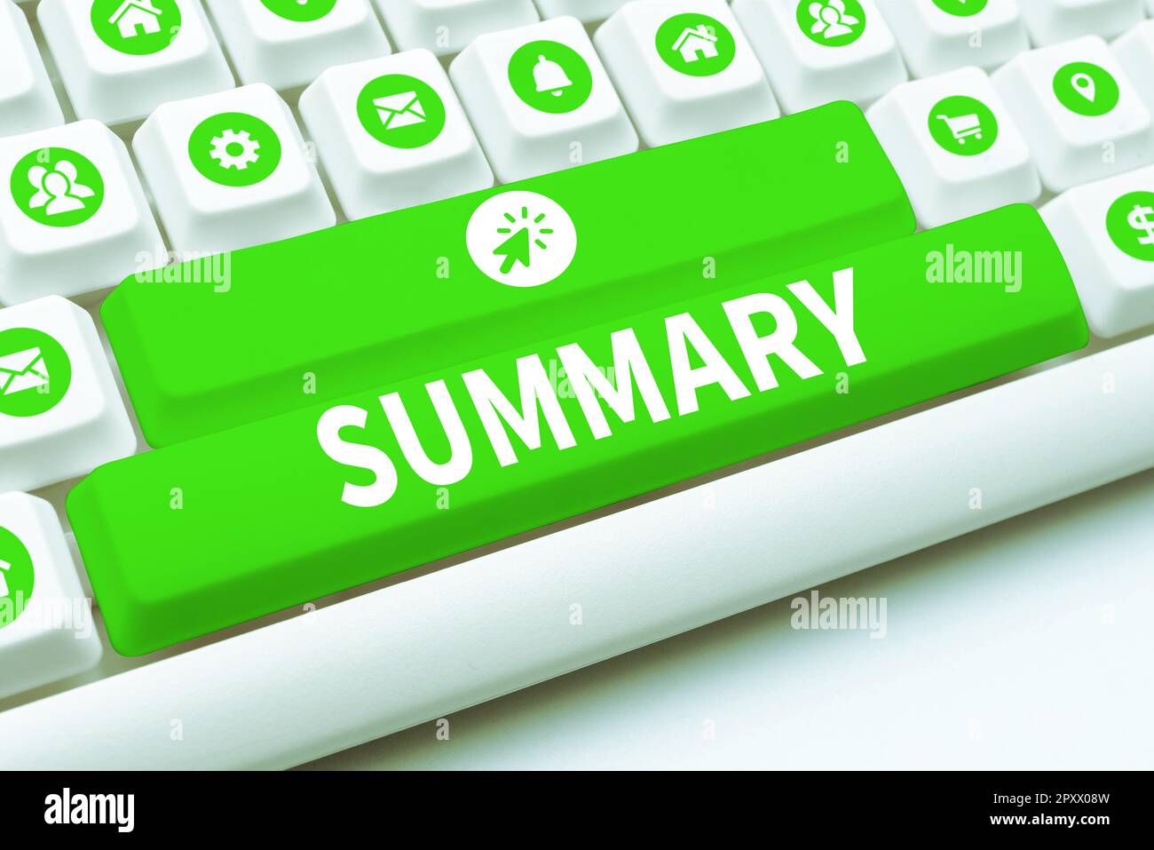 Hand writing sign Summary, Word Written on Brief Statement Abstract ...