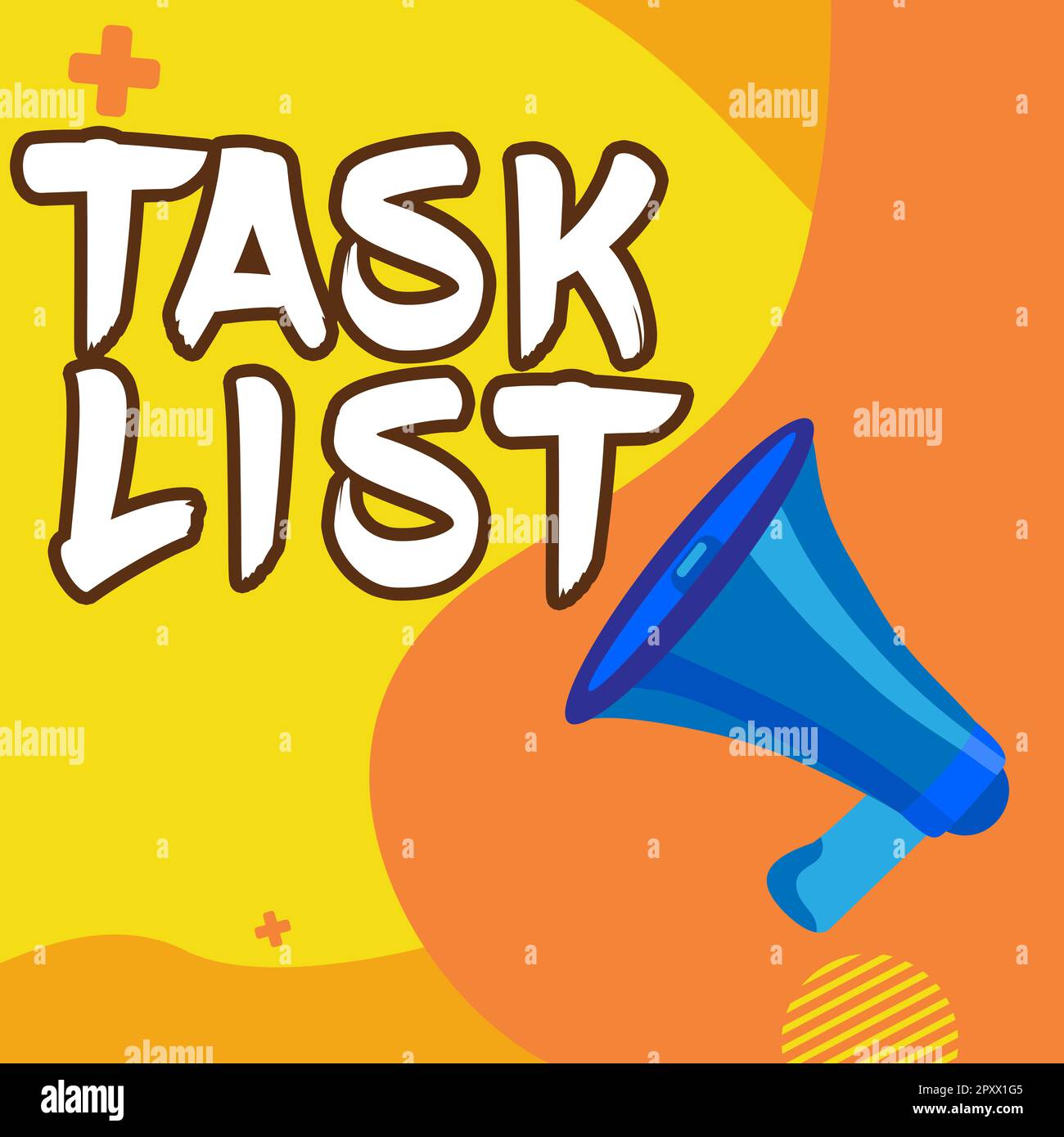 Inspiration showing sign Task List, Word Written on Planification ...