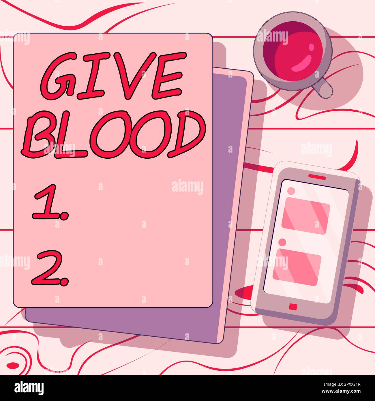Writing displaying text Give Blood, Internet Concept person voluntarily ...
