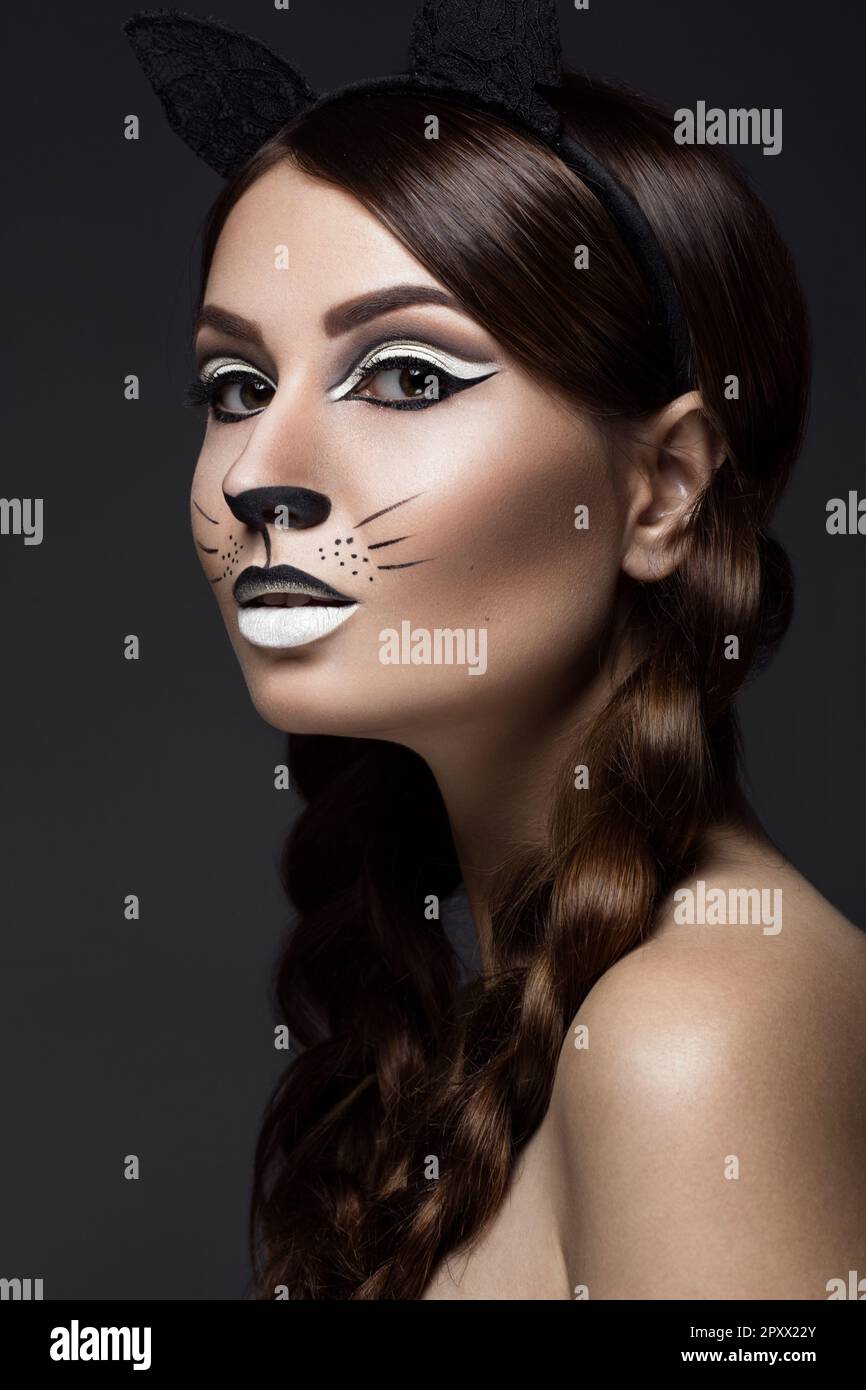 Cat Whisker Makeup