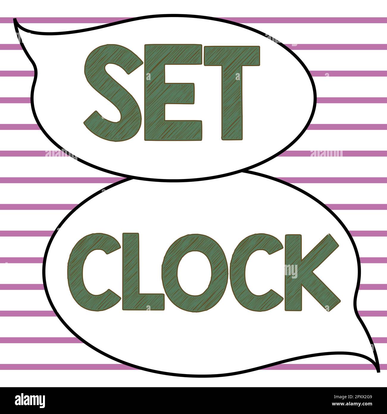 Conceptual display Set Clock, Business idea put it to the right time or ...