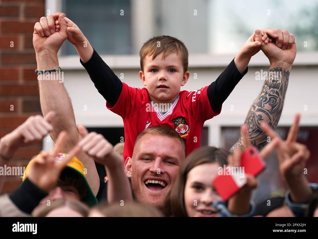Wrexham victory parade hi-res stock photography and images - Alamy