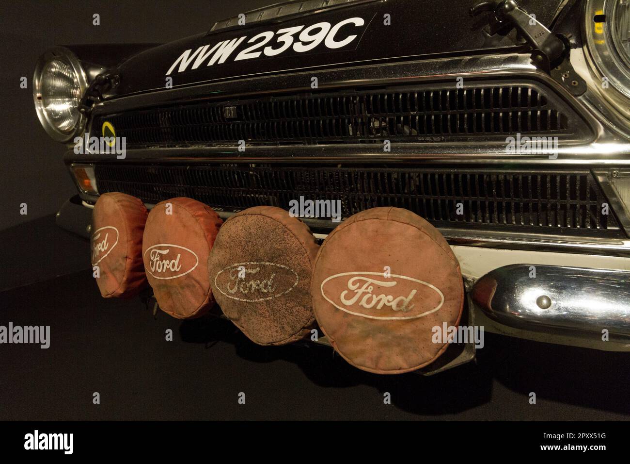 Ford Cortina Lotus MK1 (1966). Exhibition of old rally cars "Golden age ...