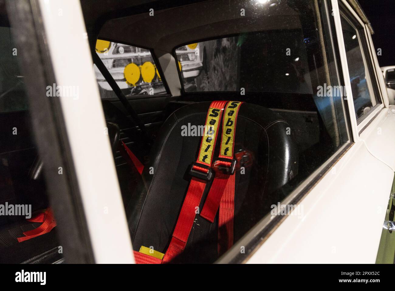 Ford Cortina Lotus MK1 (1966). Exhibition of old rally cars "Golden age ...