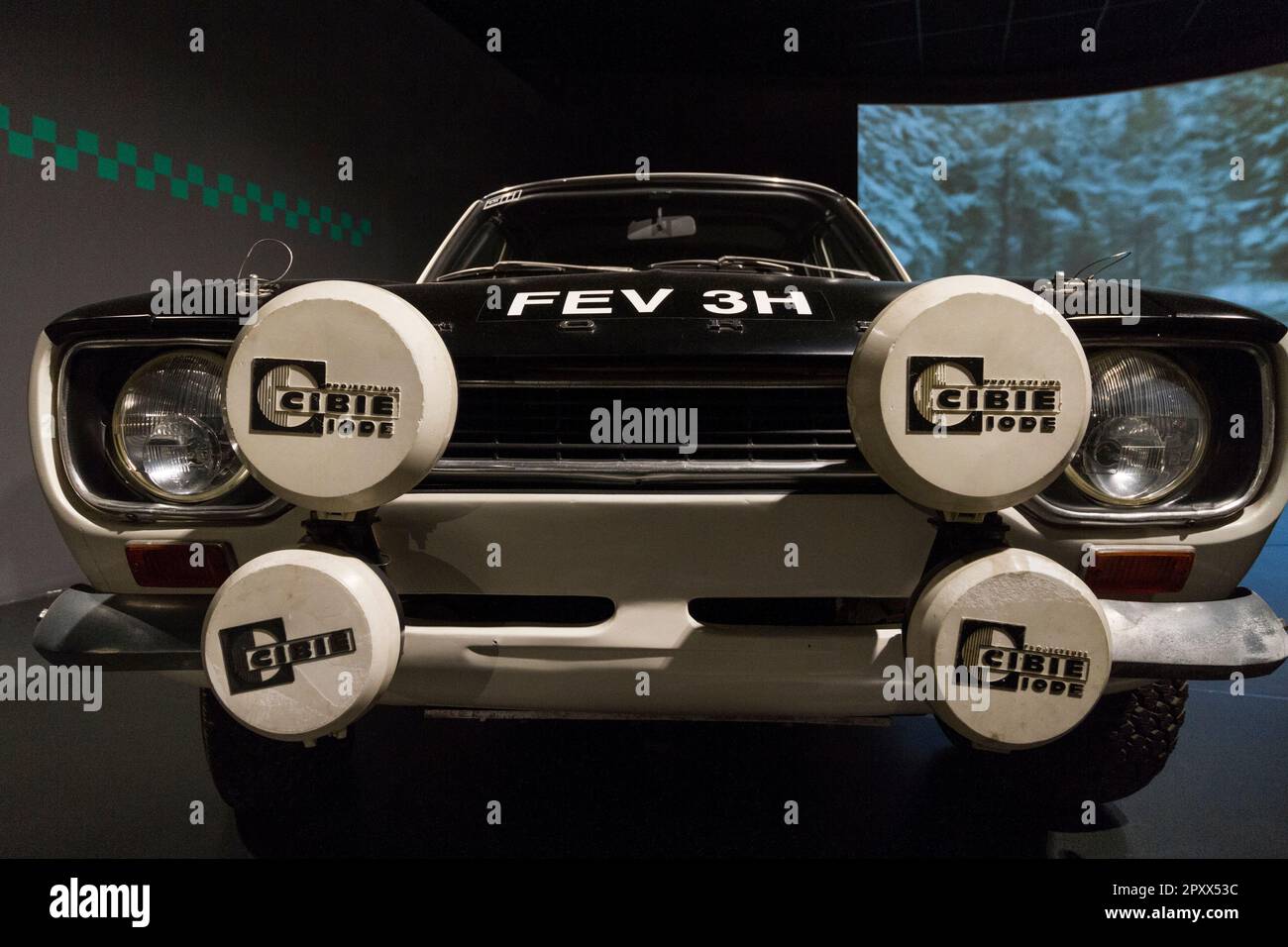 Ford Escort RS Cosworth MK1 (1969). Exhibition of old rally cars ...