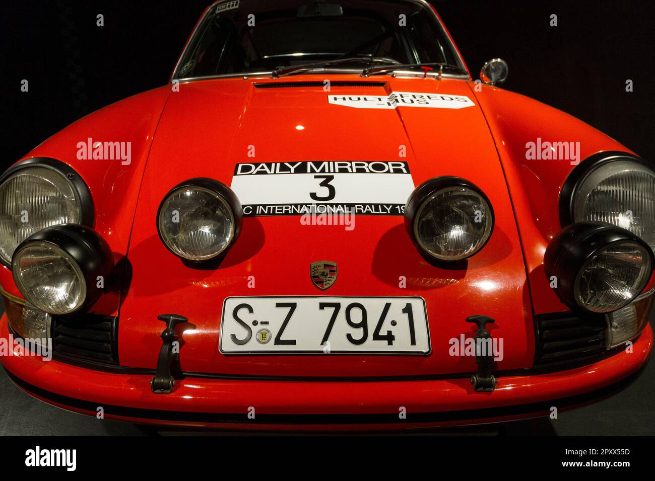 Porsche 911 S Coupé ST (1970). Exhibition of old rally cars "Golden age ...