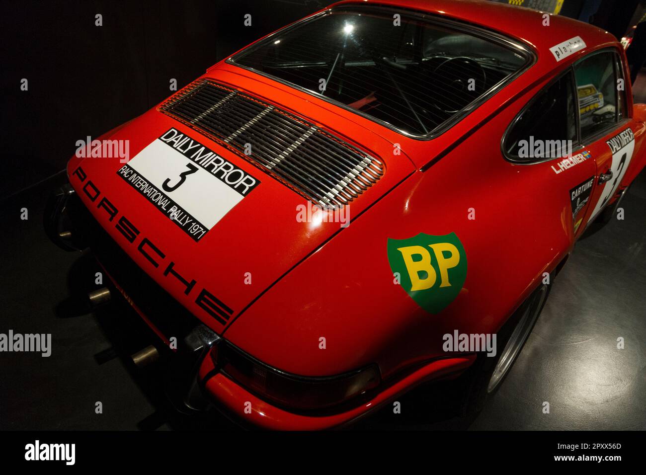 Porsche 911 S Coupé ST (1970). Exhibition of old rally cars "Golden age ...