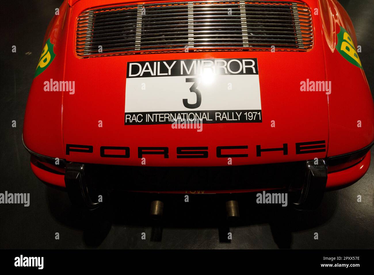 Porsche 911 S Coupé ST (1970). Exhibition of old rally cars "Golden age ...