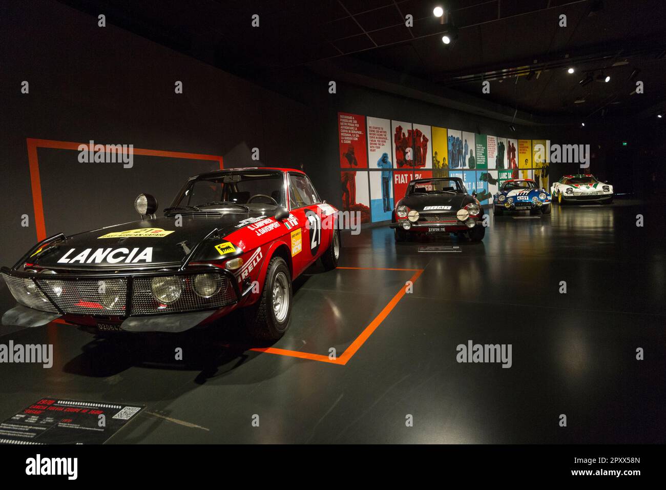Lancia Fulvia Coupé HF 1600 (1970). Exhibition of old rally cars ...