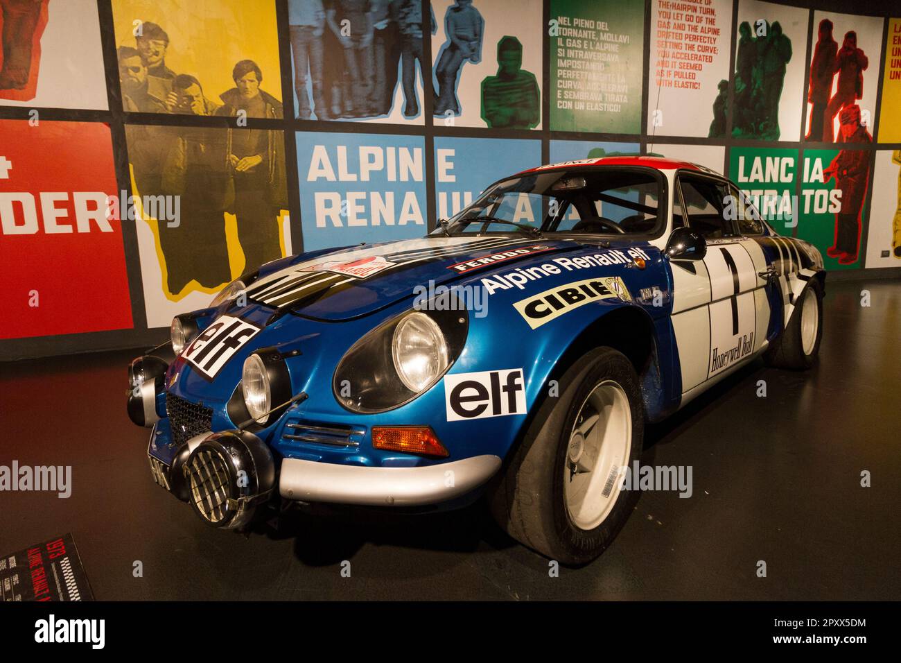 Alpine Renault A100 1800 (1973). Exhibition of old rally cars "Golden ...