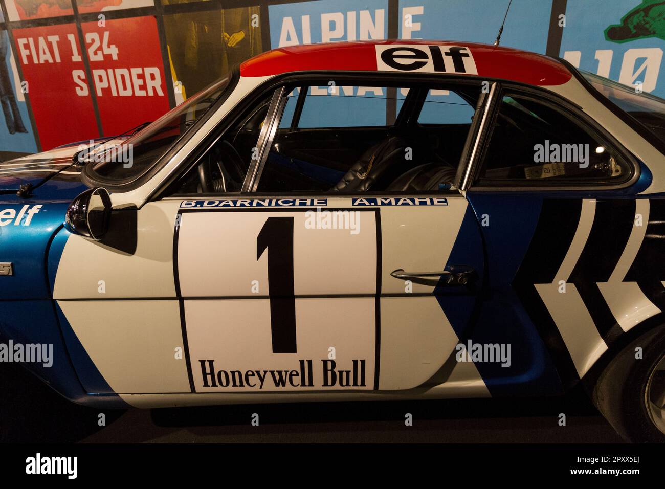 Alpine Renault A100 1800 (1973). Exhibition of old rally cars "Golden ...