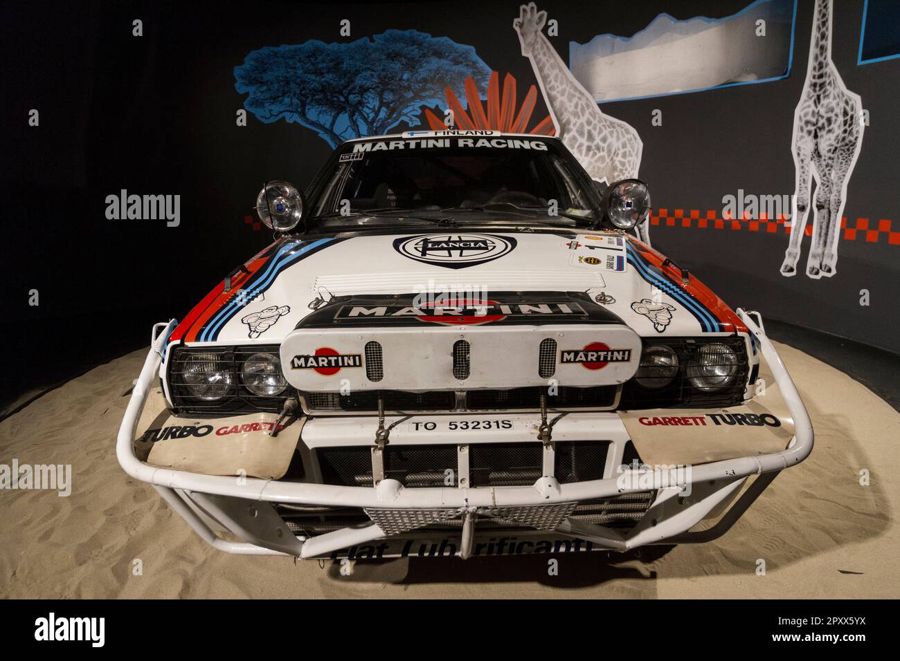 Lancia Delta HF integrale Evoluzione Safari (1992). Exhibition of old ...