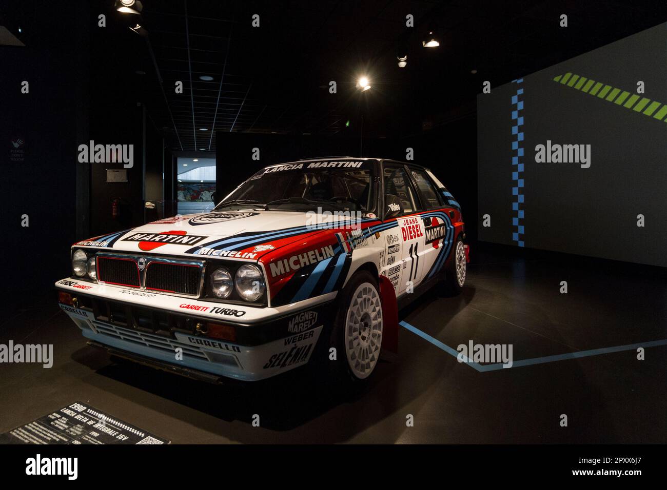 Lancia Delta HF integrale 16v (1990). Exhibition of old rally cars ...