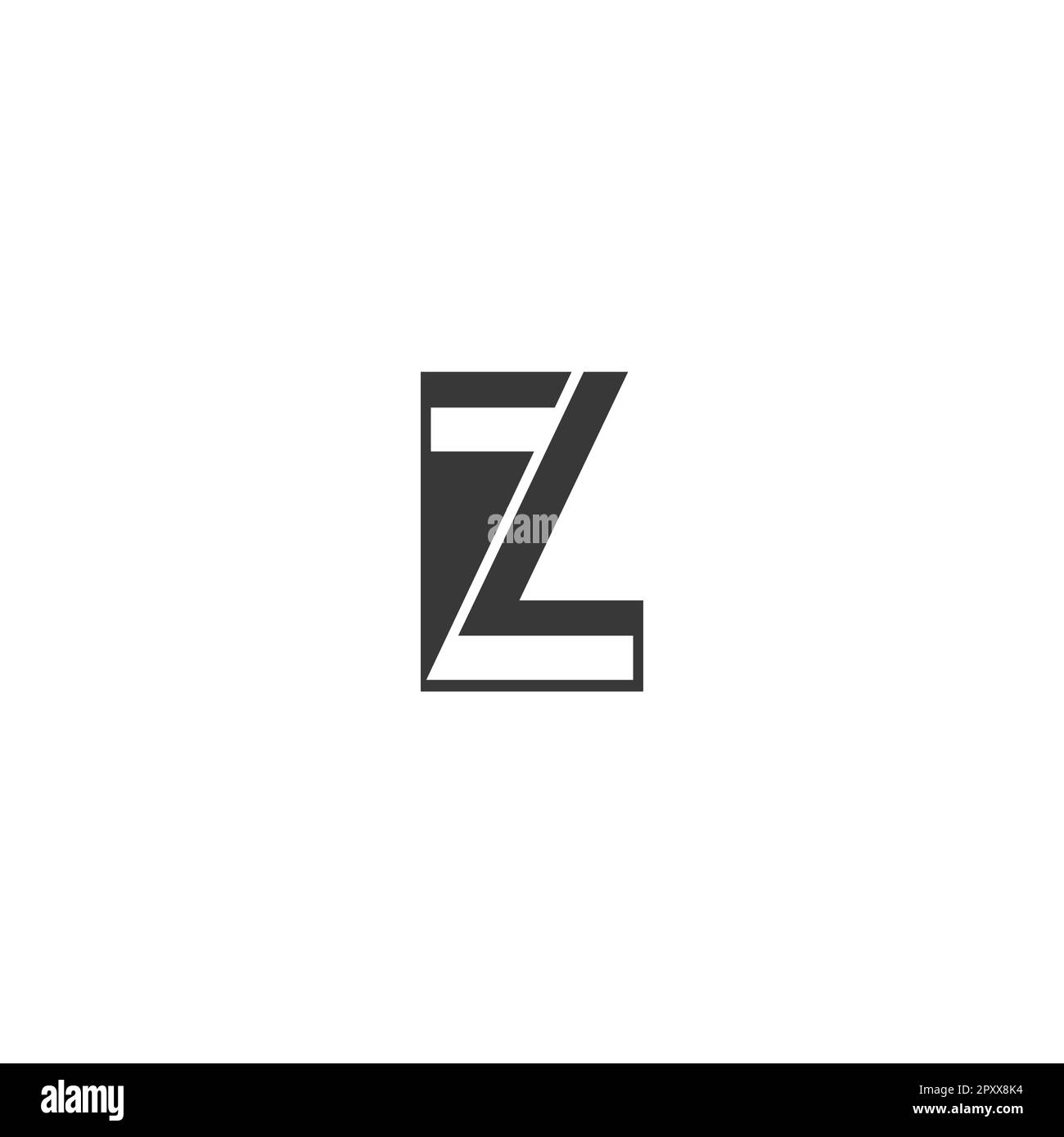 Alphabet letters Initials Monogram logo LZ, ZL, Z and L Stock Vector ...