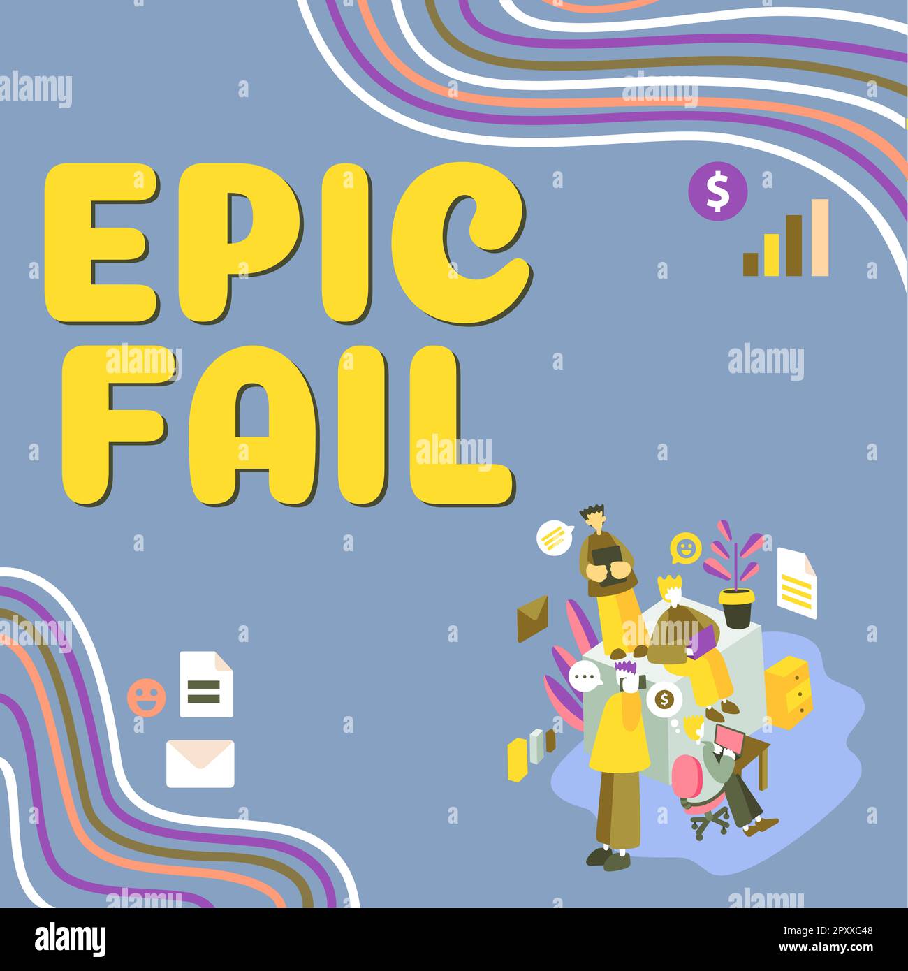 Sign displaying Epic Fail, Internet Concept a spectacularly ...