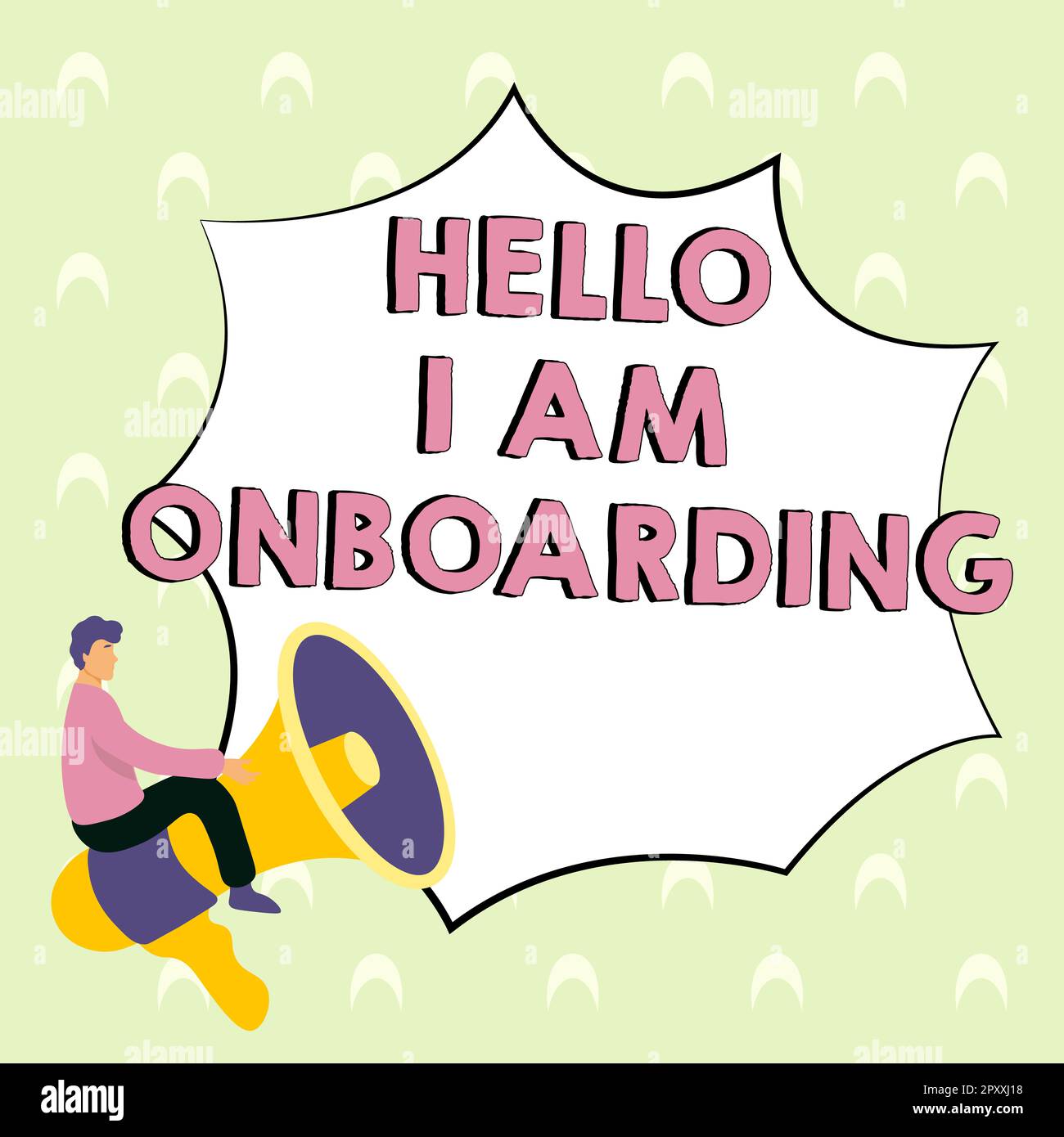 Inspiration showing sign Hello I Am Onboarding, Business showcase ...