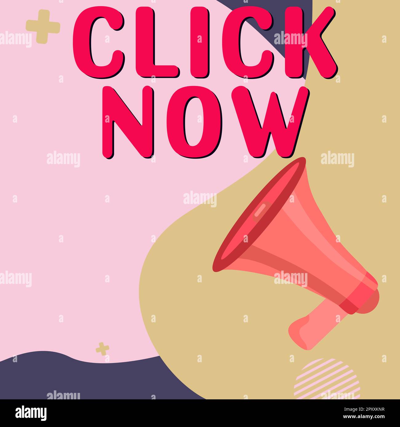 Conceptual display Click Now, Business showcase pressing the button ...