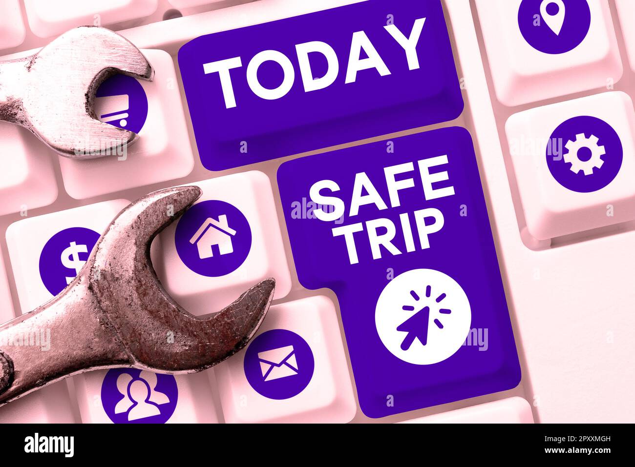 Inspiration showing sign Safe Trip, Concept meaning wishing someone to ...
