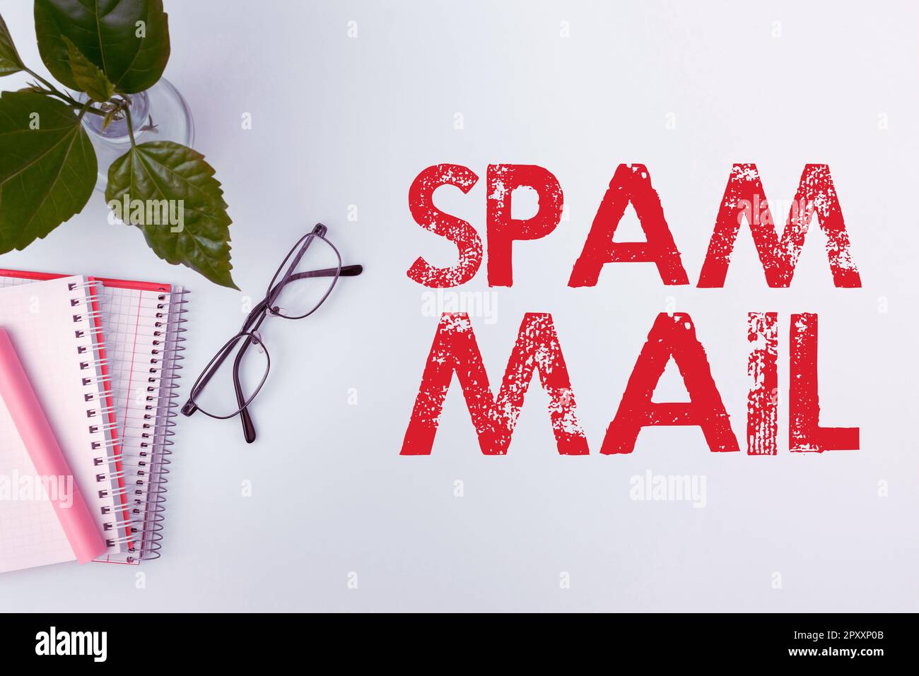 Text showing inspiration Spam Mail, Concept meaning Intrusive ...