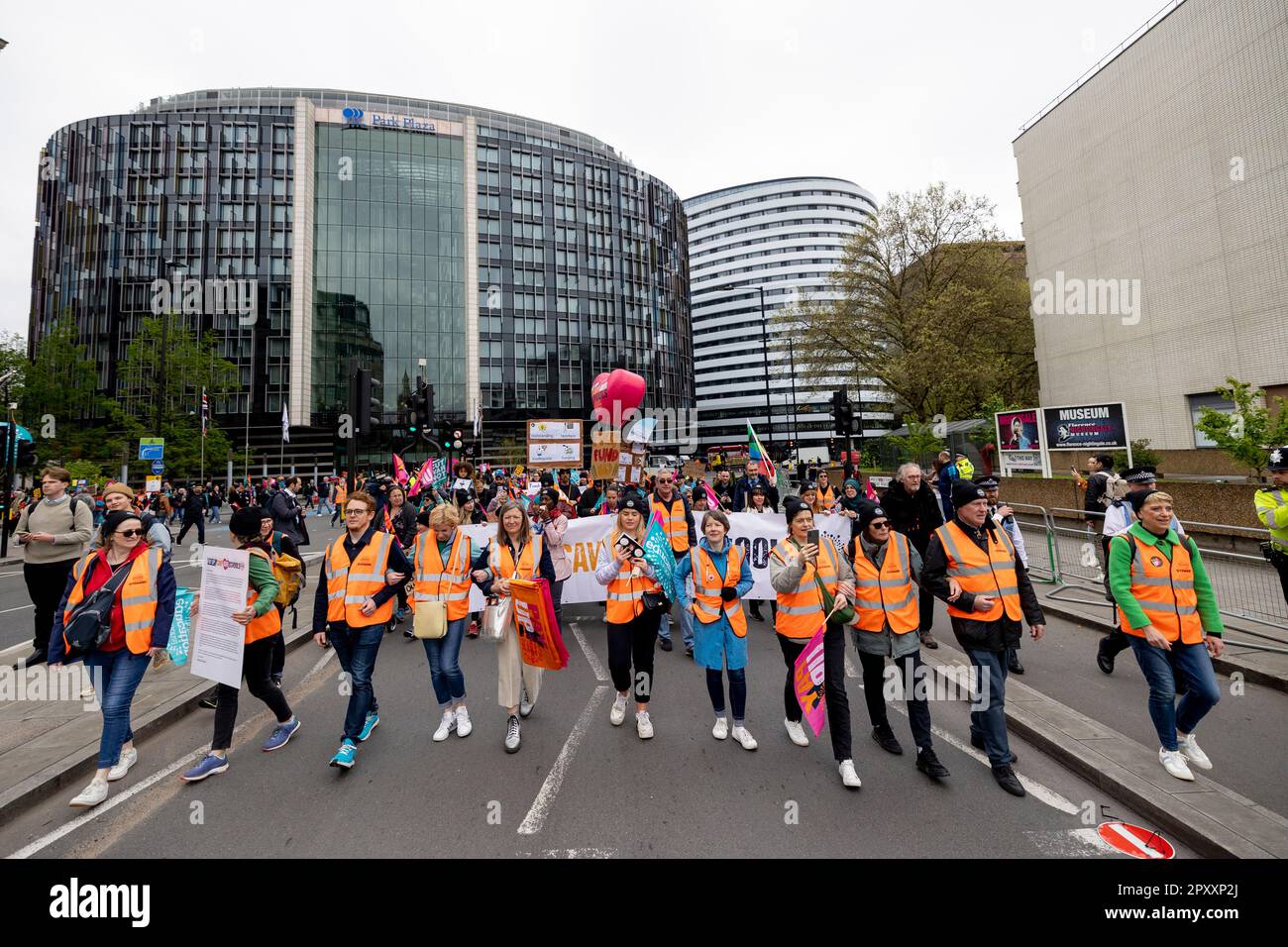 London, UK. 02nd May, 2023. Teachers from the National Education Union ...