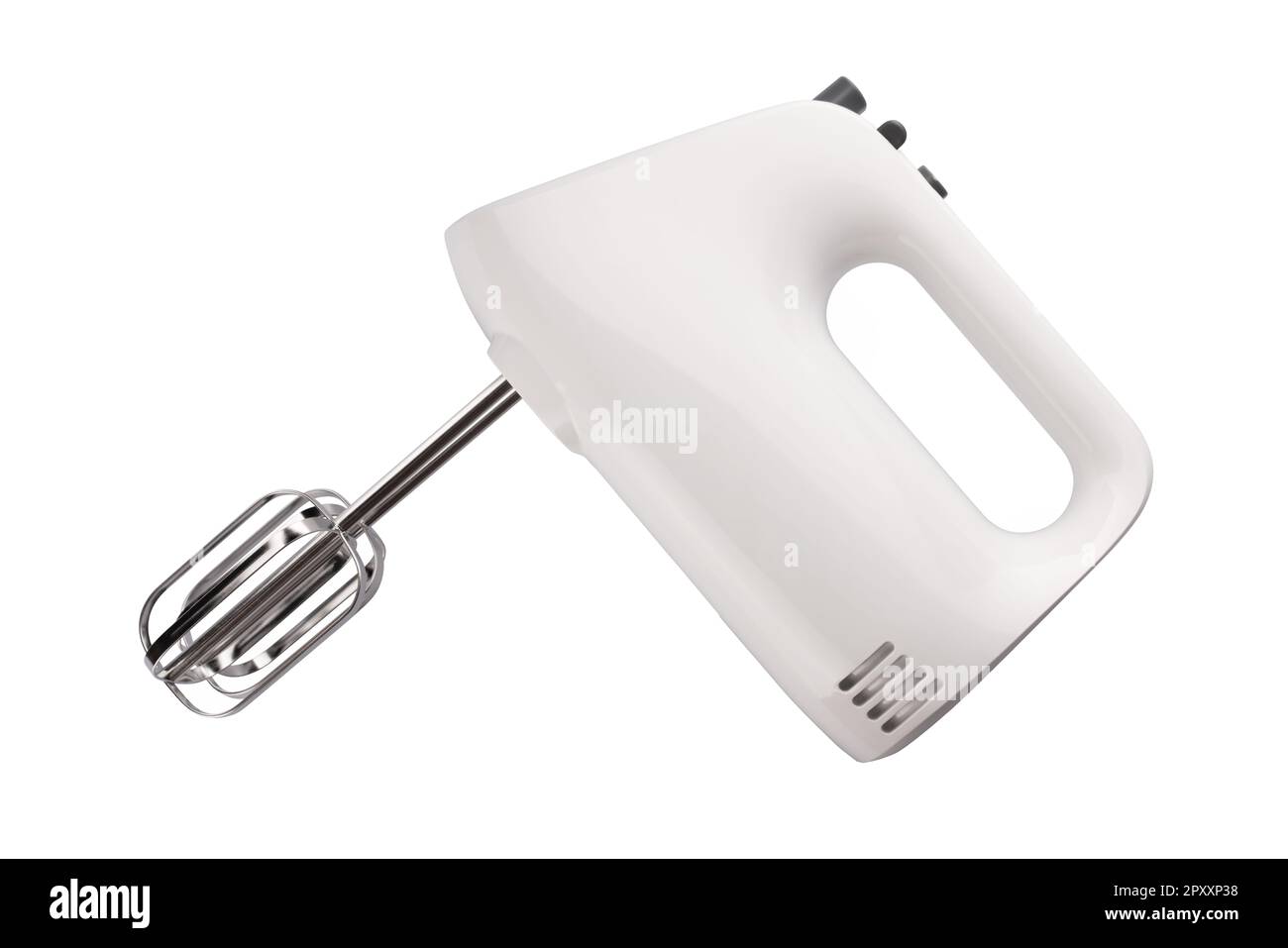 Electrical hand mixer isolated on a white background. Kitchen ...