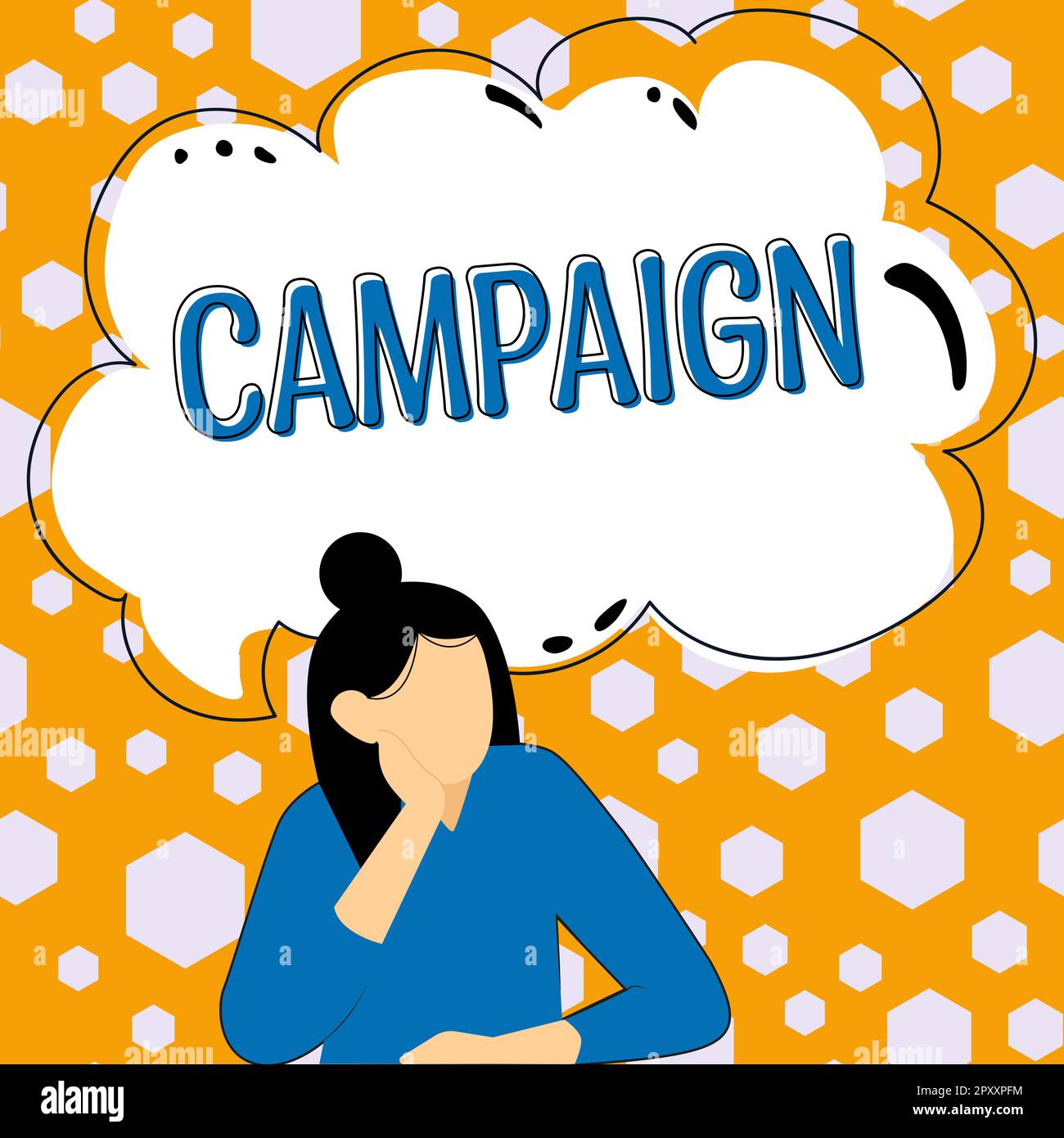 Text showing inspiration Campaign, Business concept organized course of ...