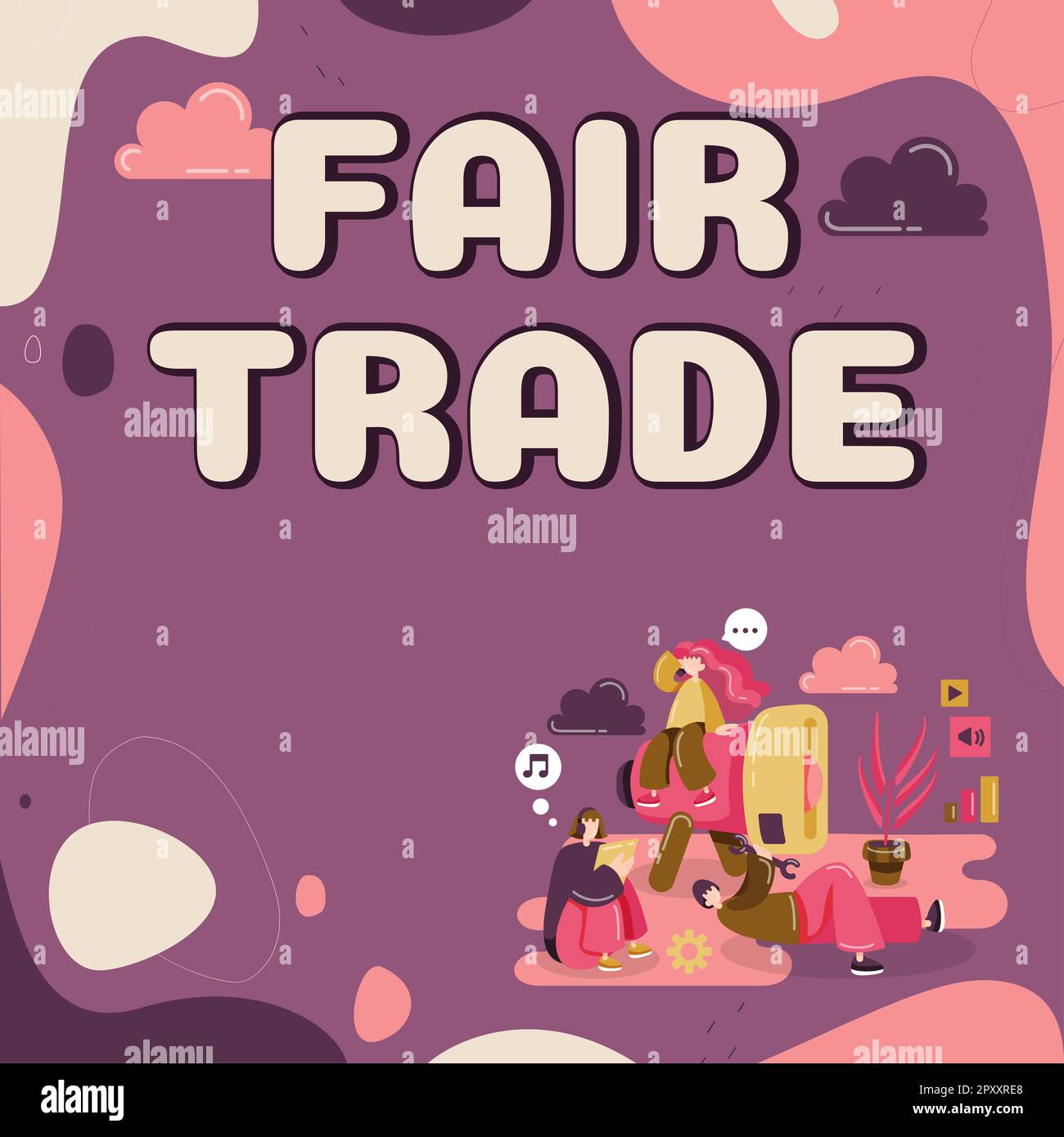 Conceptual caption Fair Trade, Business approach Small increase by a ...