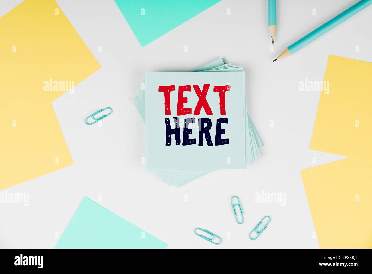 Conceptual caption Text Here, Concept meaning Blank space to put ...