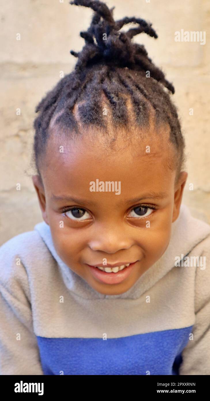 portrait of a African young boy Stock Photo - Alamy