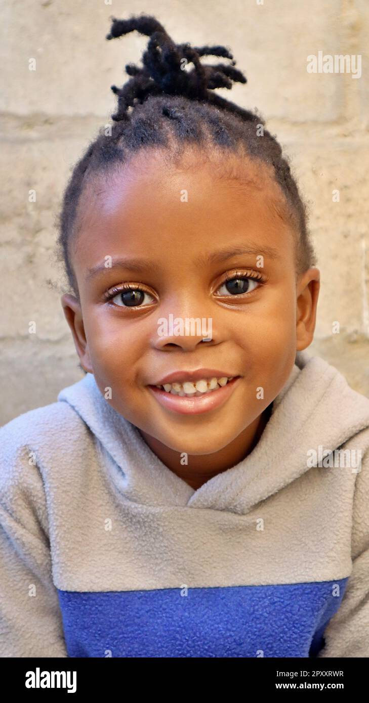portrait of a African young boy Stock Photo - Alamy