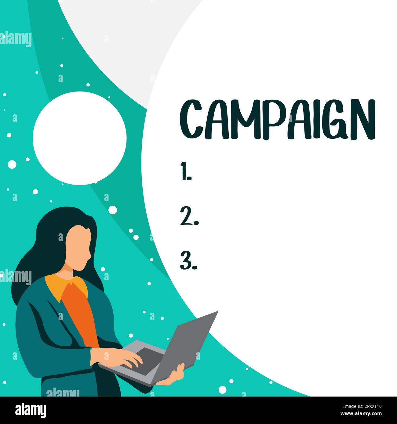 Text sign showing Campaign, Business idea organized course of action to ...