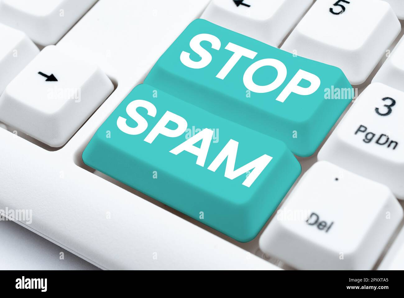 Text caption presenting Stop Spam, Business overview end the Intrusive ...