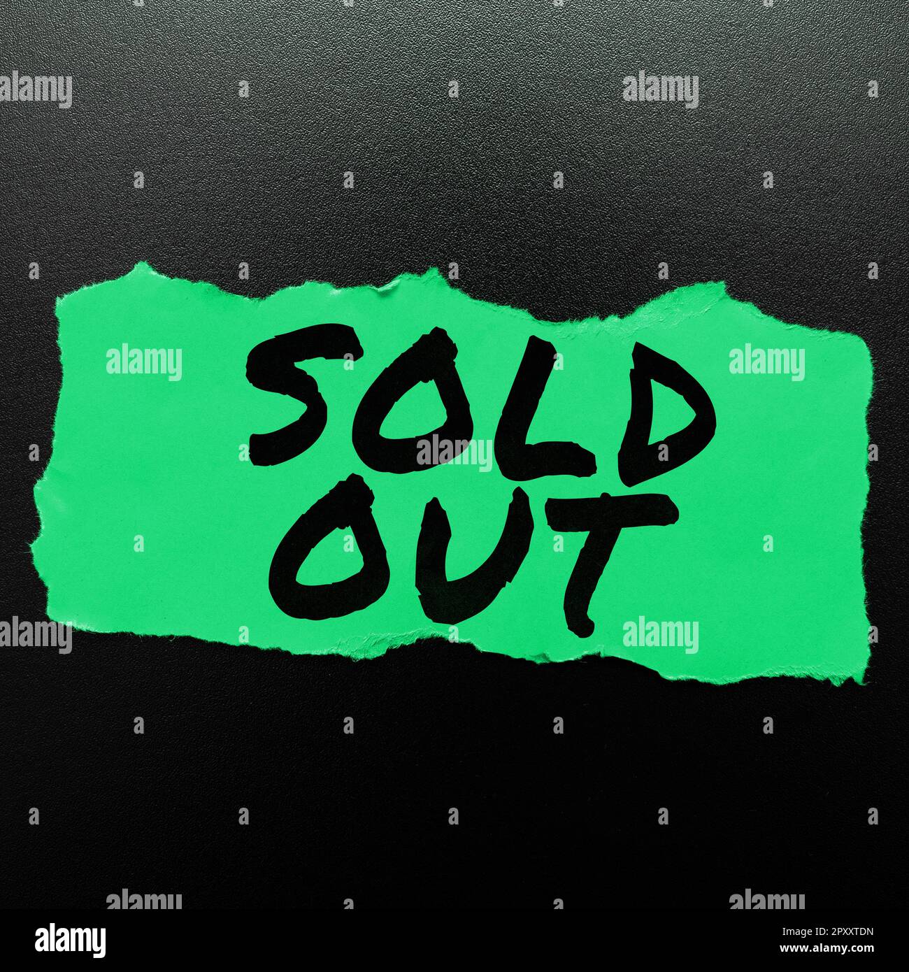Conceptual caption Sold Out, Business concept Not available anymore ...