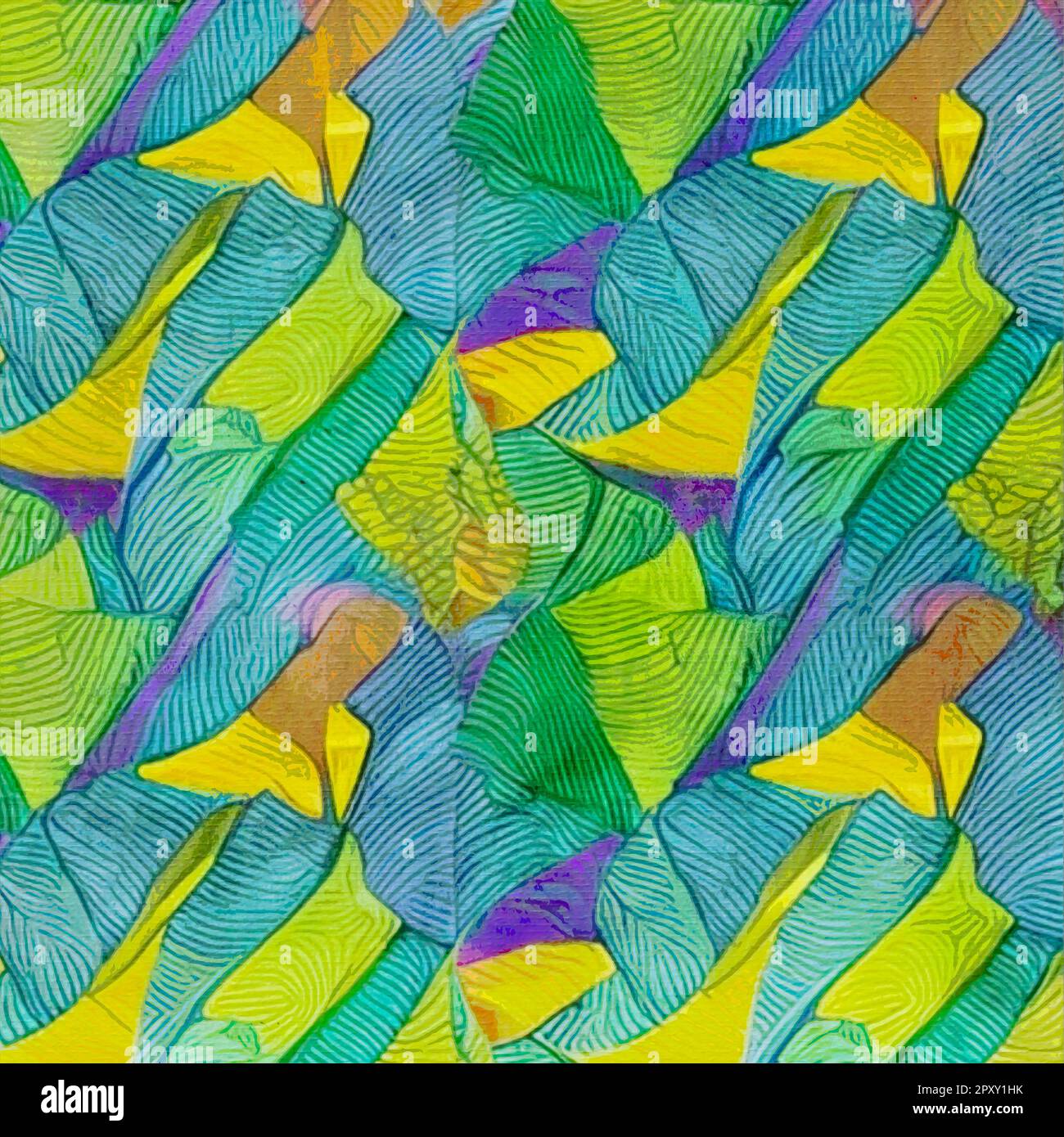 Watercolor painting on canvas. Abstract illustration for print, fabric ...