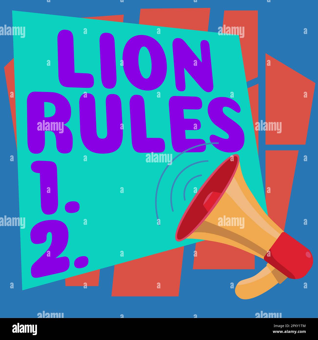 Hand writing sign Lion Rules, Business showcase epitome of strength ...