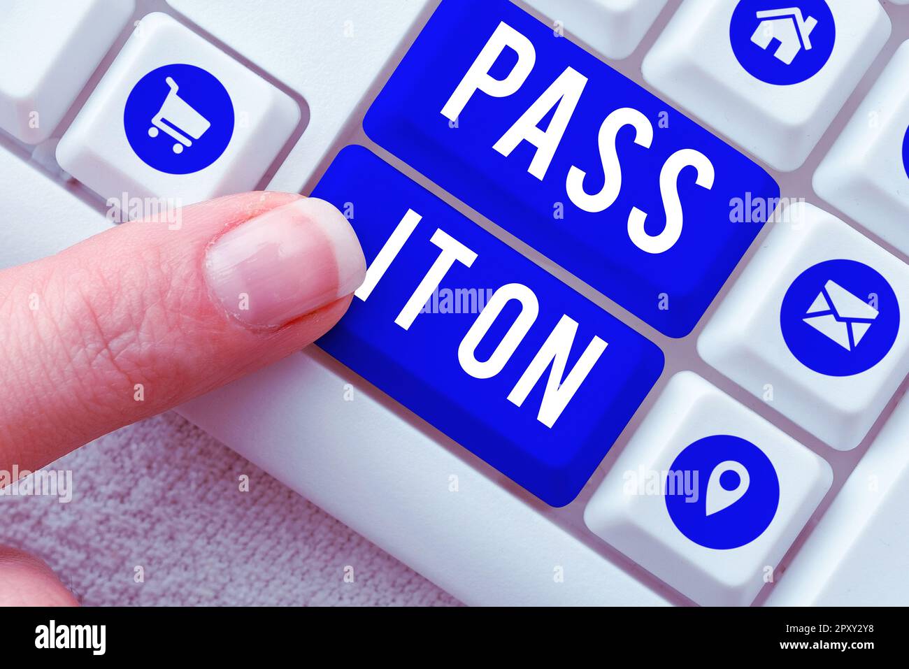 Conceptual caption Pass It On, Concept meaning Share something with ...