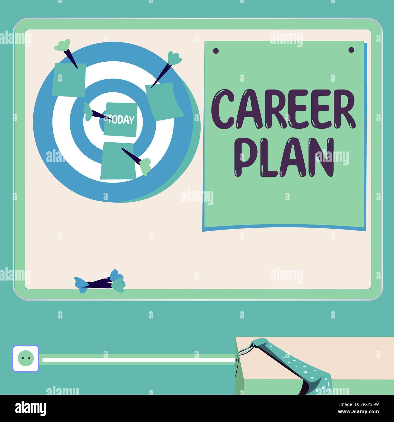 Conceptual display Career Plan, Business idea ongoing process where you ...