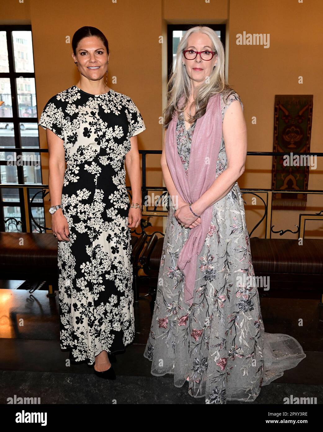 Crown Princess Victoria and American author Laurie Halse Anderson, 2023 ...