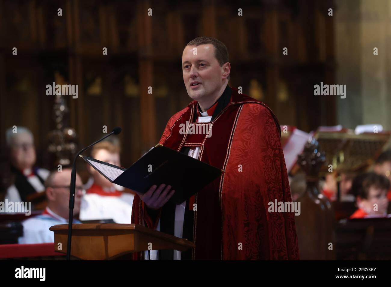 Dean of Armagh, The Very Revd Shane Forster, during a Service of ...